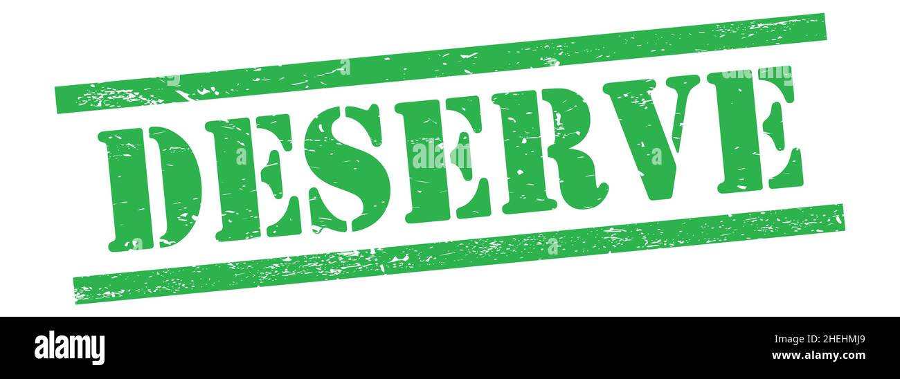 Deserve stamp hi-res stock photography and images - Alamy