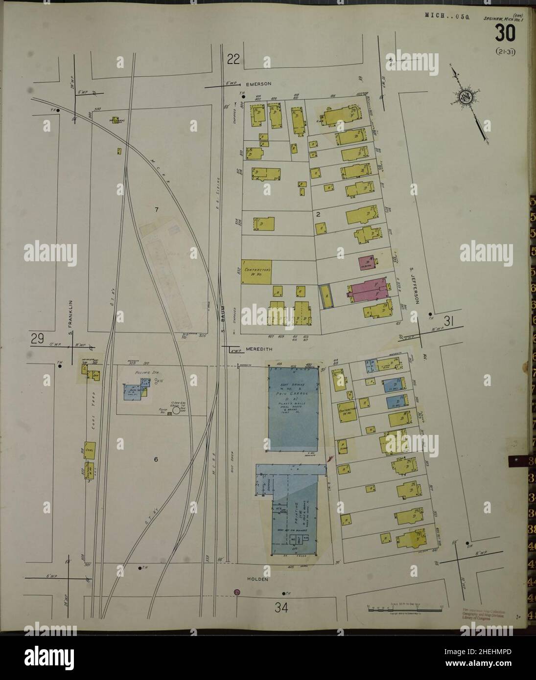 Saginaw county map hi-res stock photography and images - Alamy