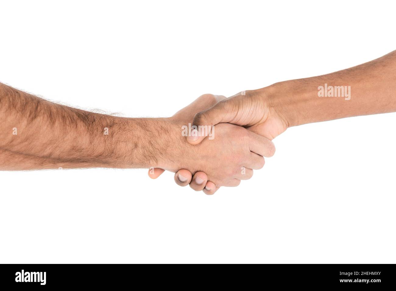 Men handshake casual clothes hi-res stock photography and images - Alamy