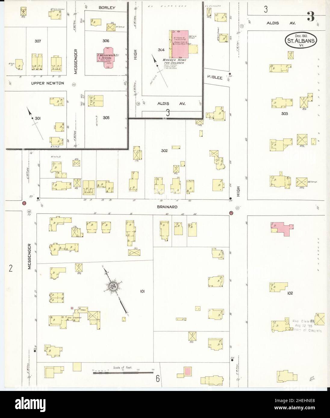 Sanborn Fire Insurance Map from Saint Albans, Franklin County, Vermont ...