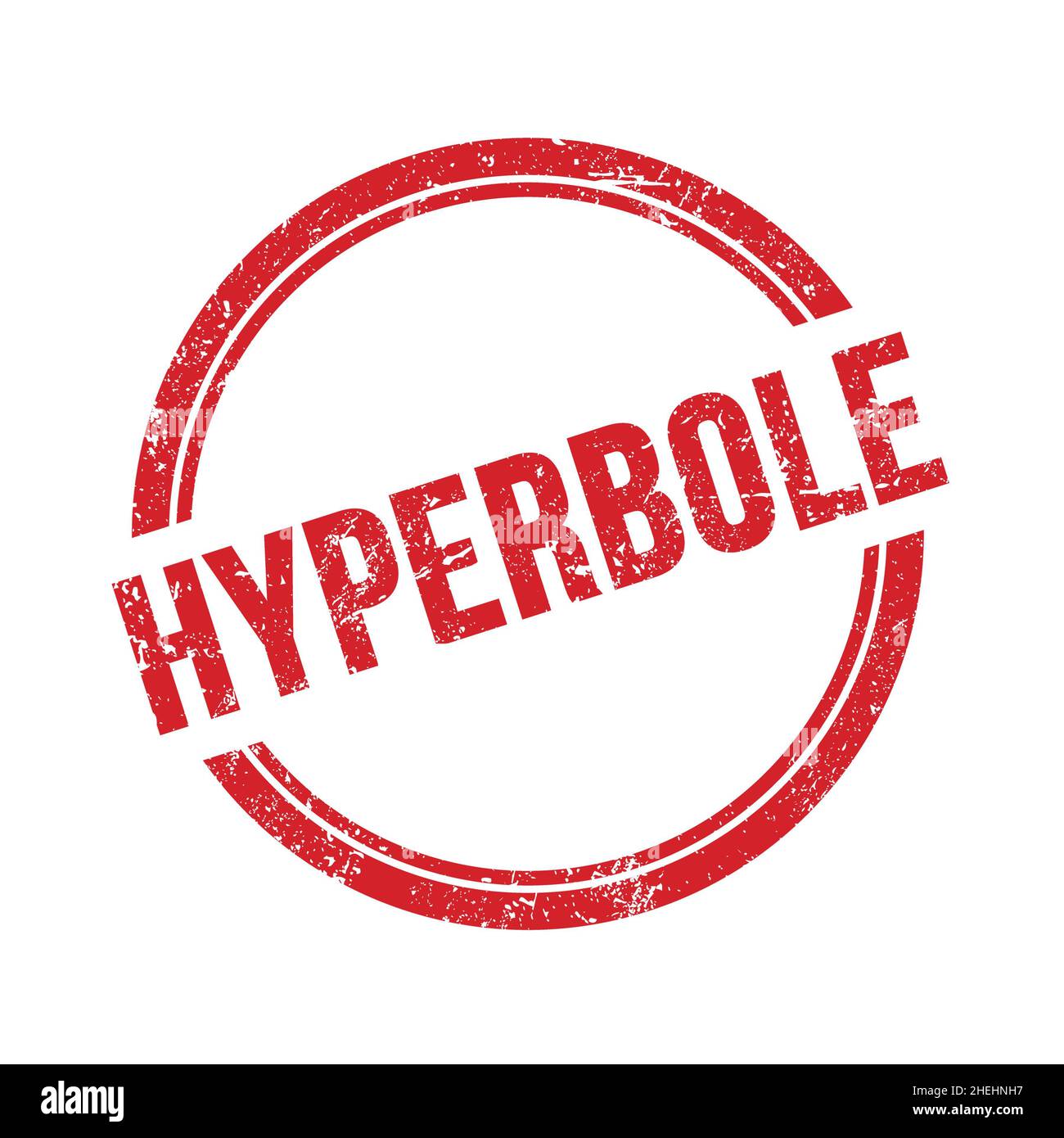Hyperbole stamp hi-res stock photography and images - Alamy
