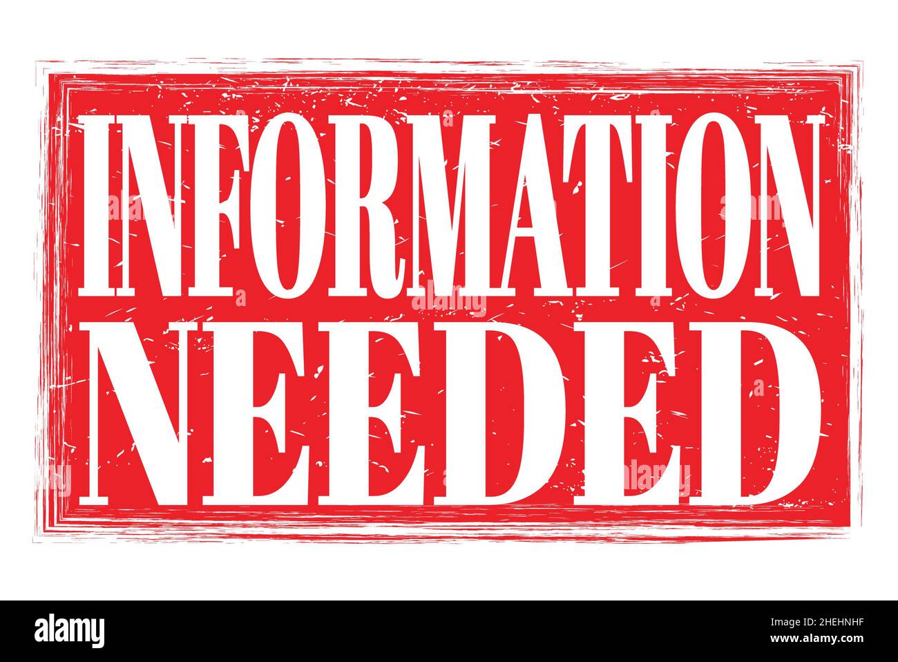 Information needed stamp hi-res stock photography and images - Alamy