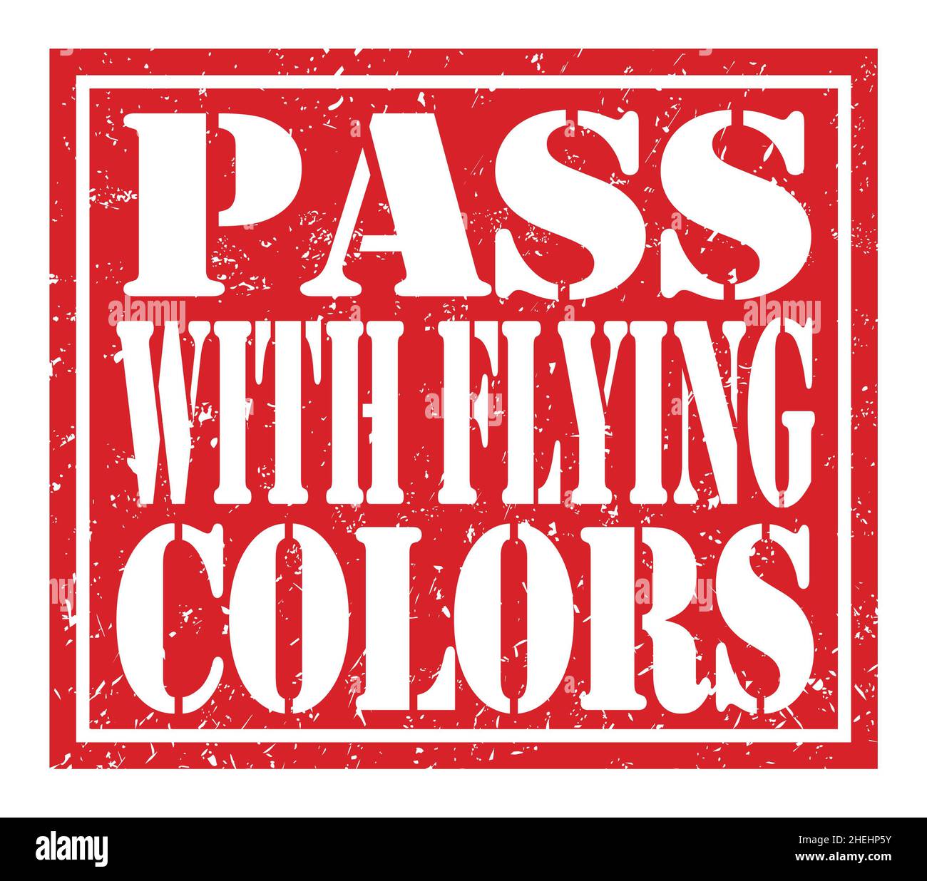 Pass with flying colors hi-res stock photography and images - Alamy