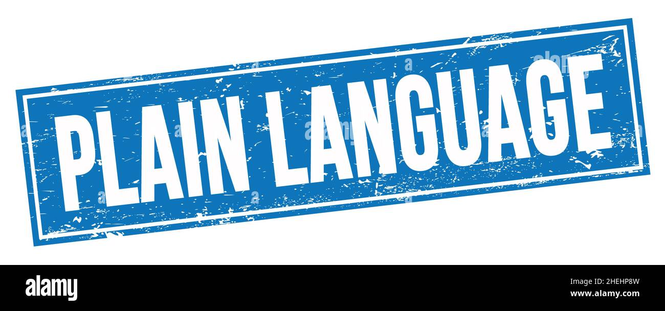 Plain language text on hi-res stock photography and images - Alamy