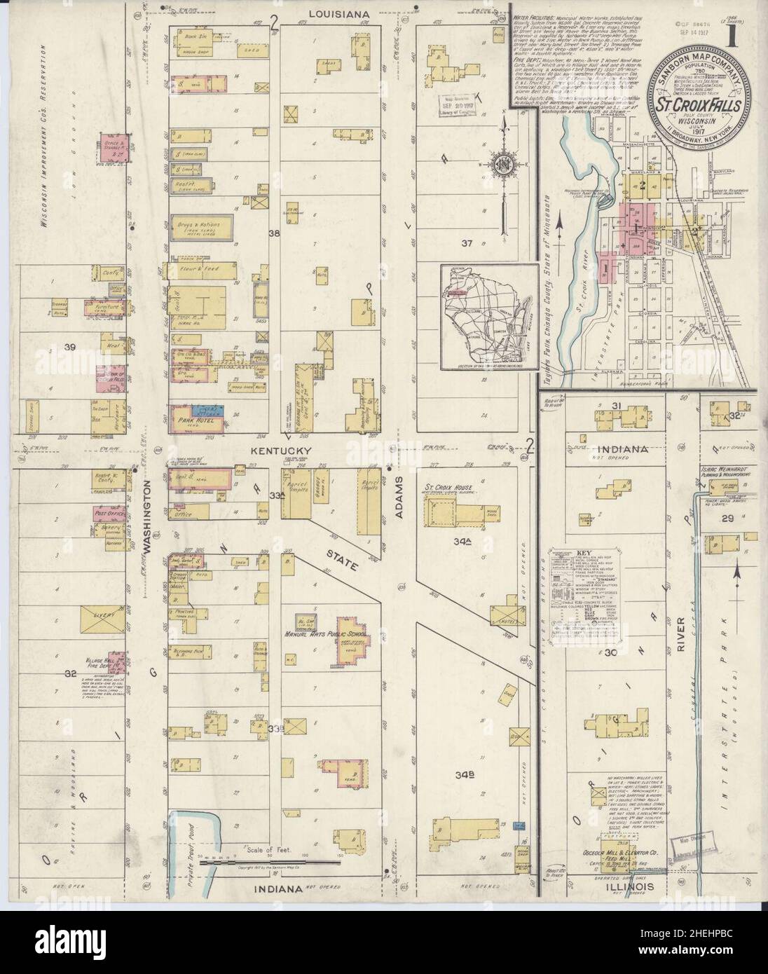Map of saint croix hi-res stock photography and images - Alamy