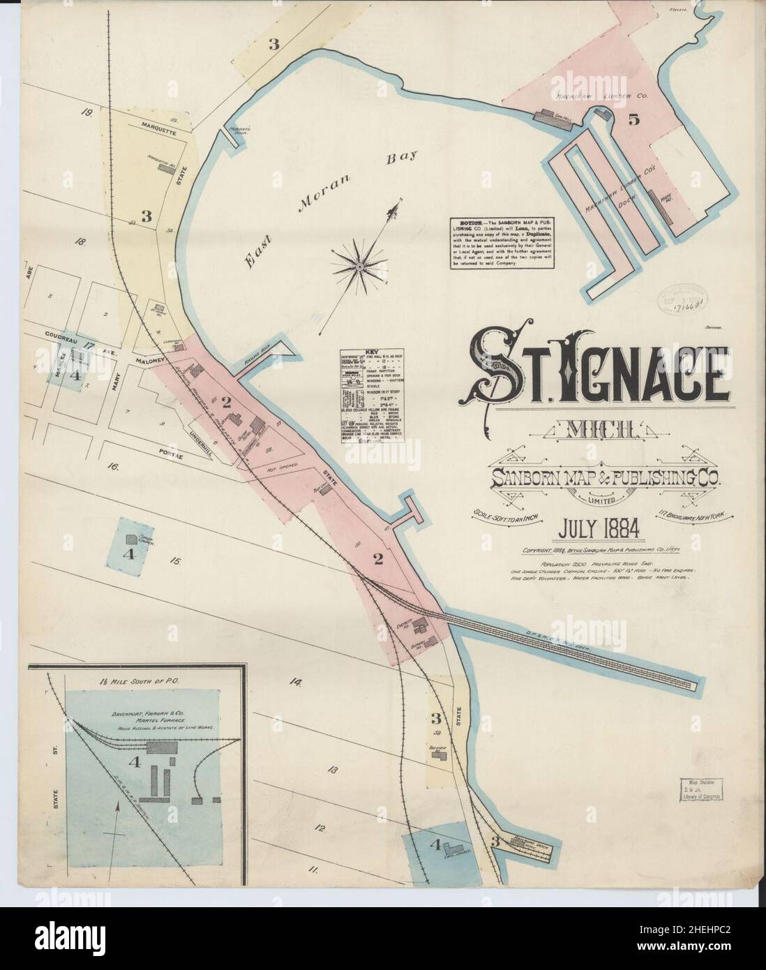 Map of ignace hi-res stock photography and images - Alamy