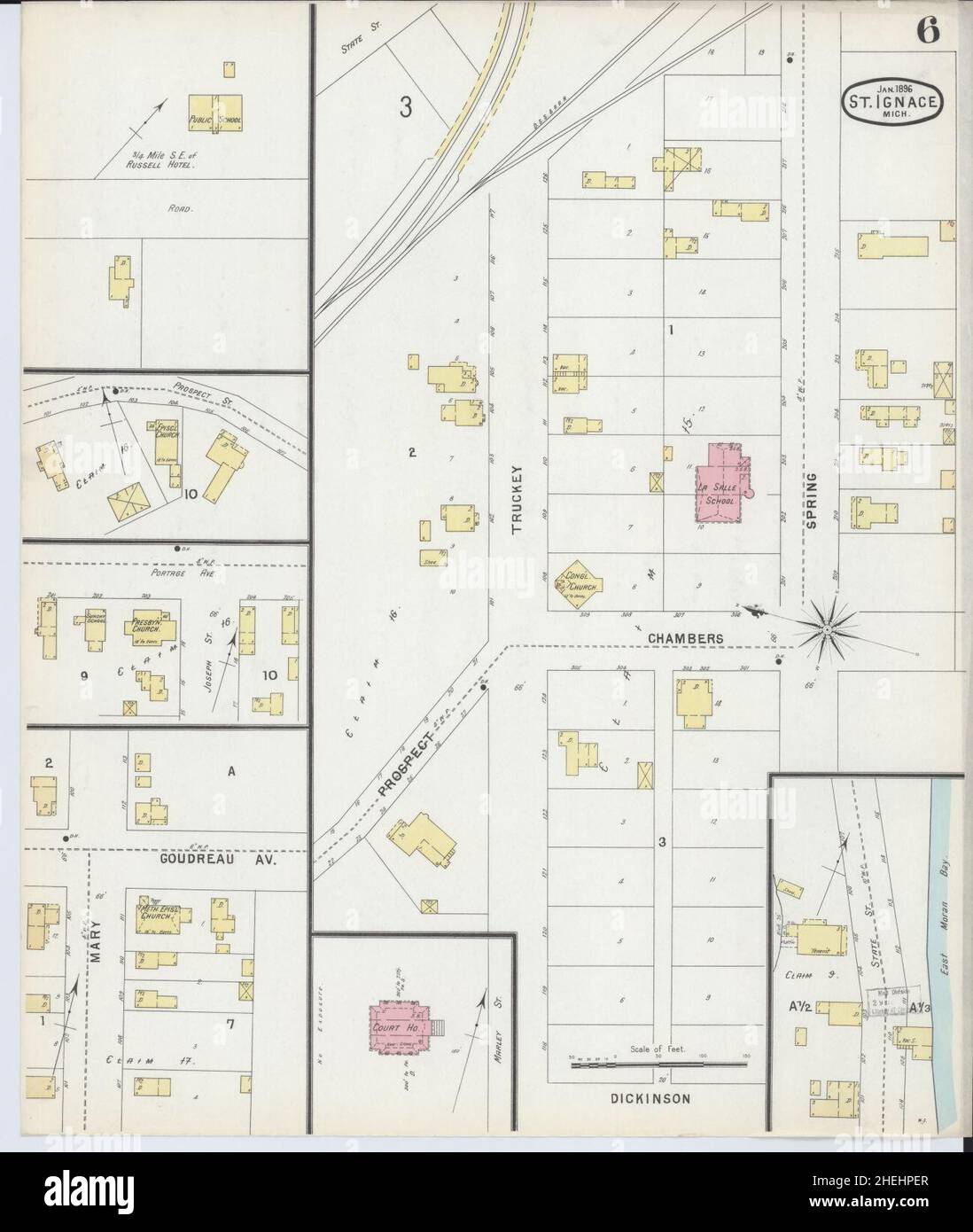 Ignace map hi-res stock photography and images - Alamy