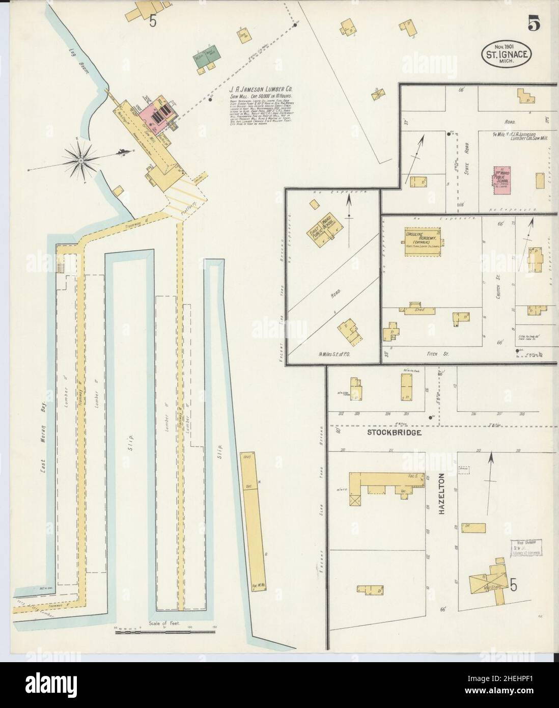 Ignace map hi-res stock photography and images - Alamy
