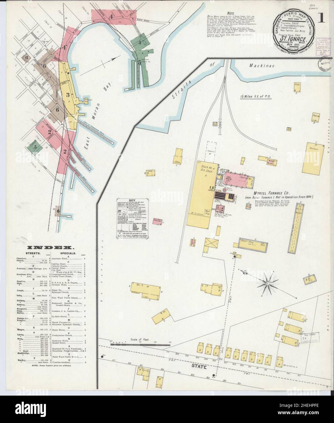 Mackinac county map hi-res stock photography and images - Alamy