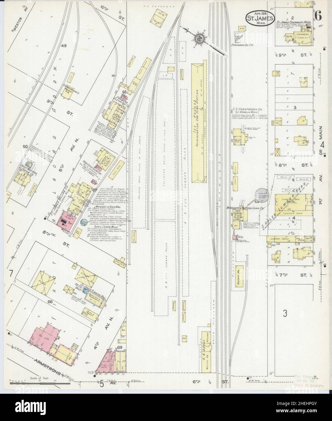 Watonwan county map hi-res stock photography and images - Alamy