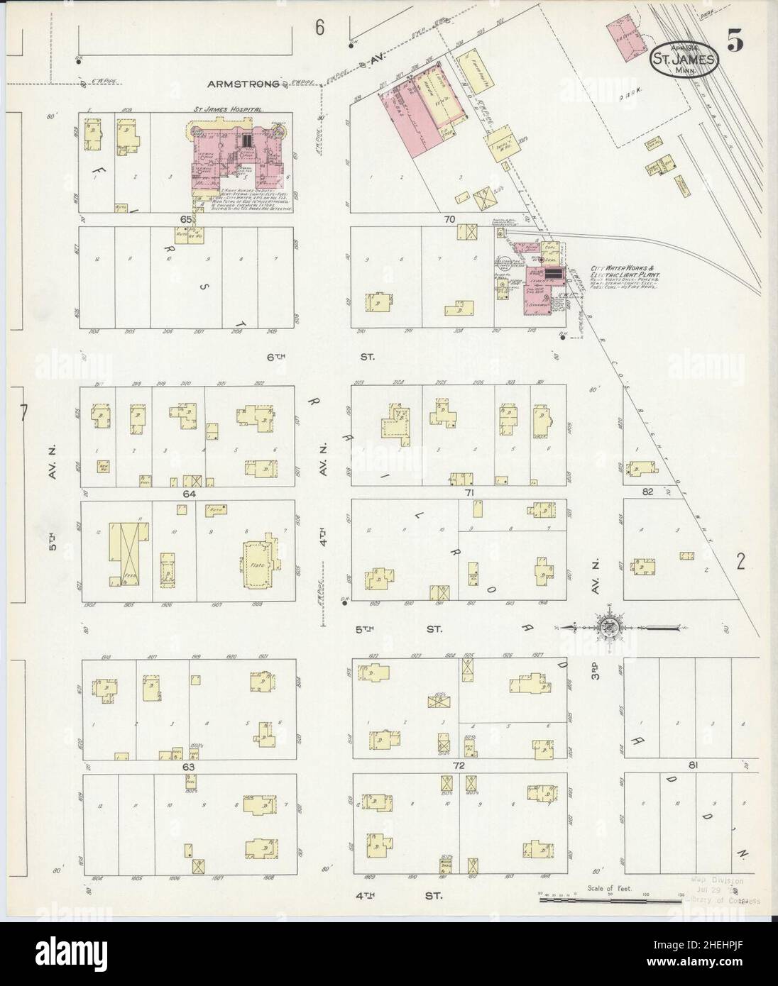 Watonwan county map hi-res stock photography and images - Alamy