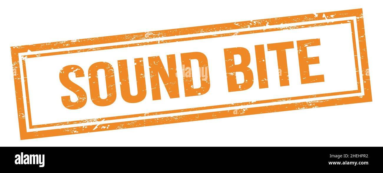 Sound Bite Word High Resolution Stock Photography and Images - Alamy