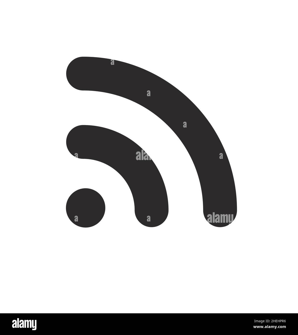 classic simple wireless internet wifi signal icon wi-fi symbol vector ...
