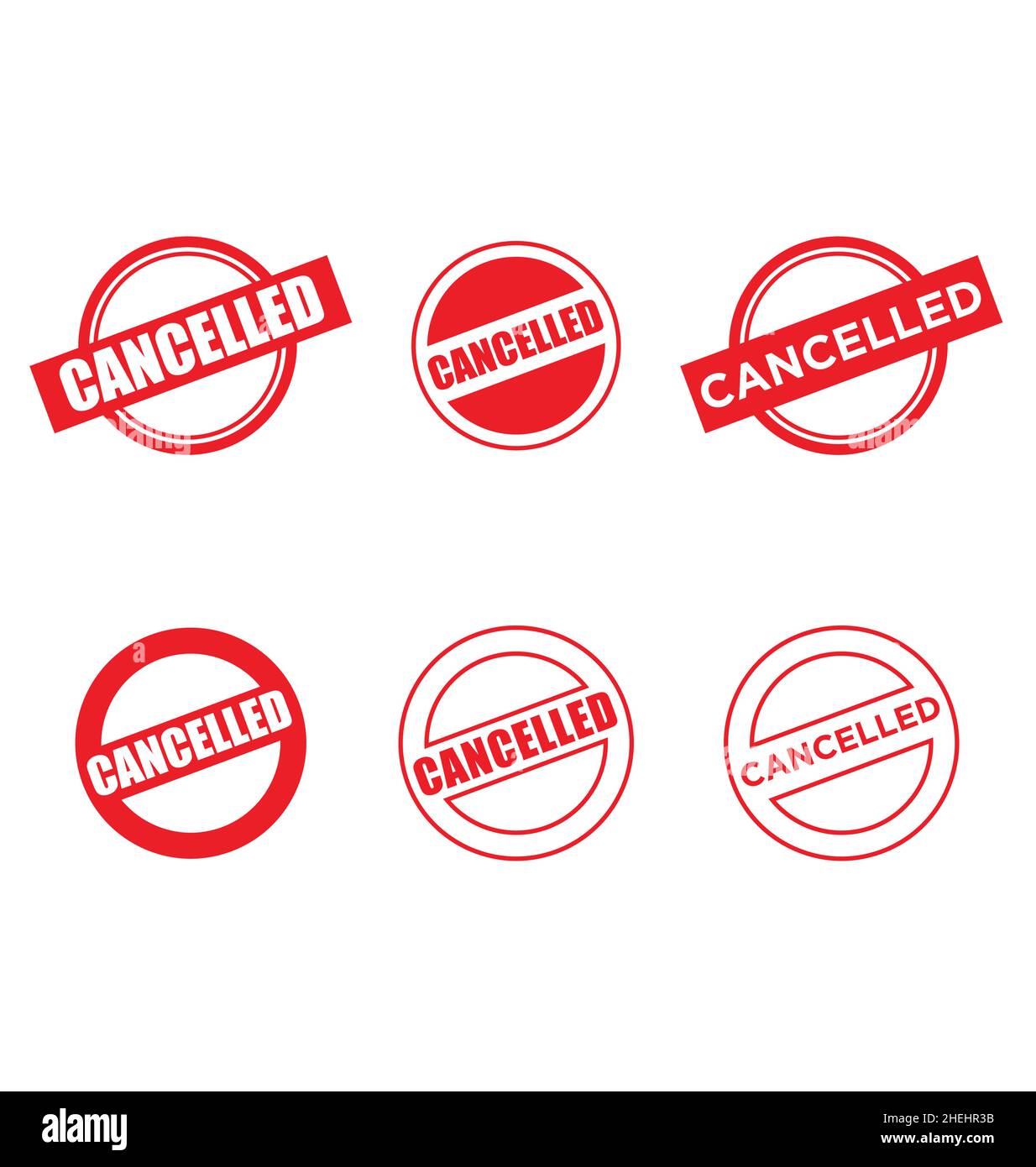 Cancelled stamps Stock Vector Images - Alamy