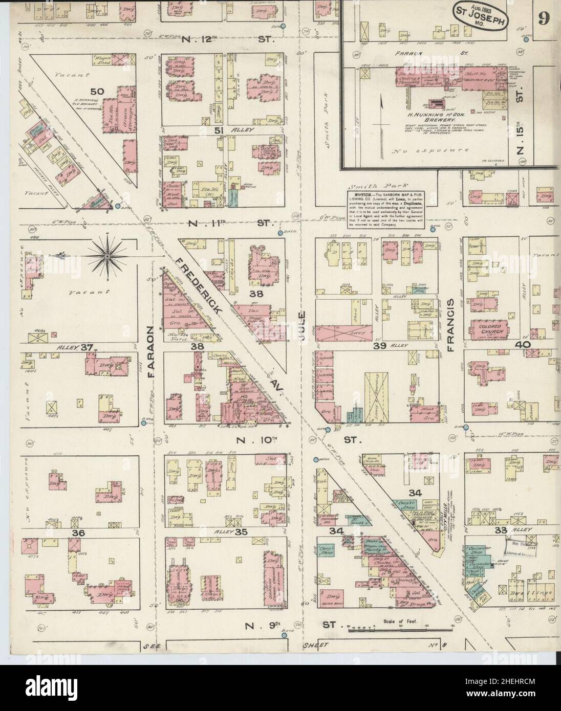 Buchanan missouri map hi-res stock photography and images - Alamy