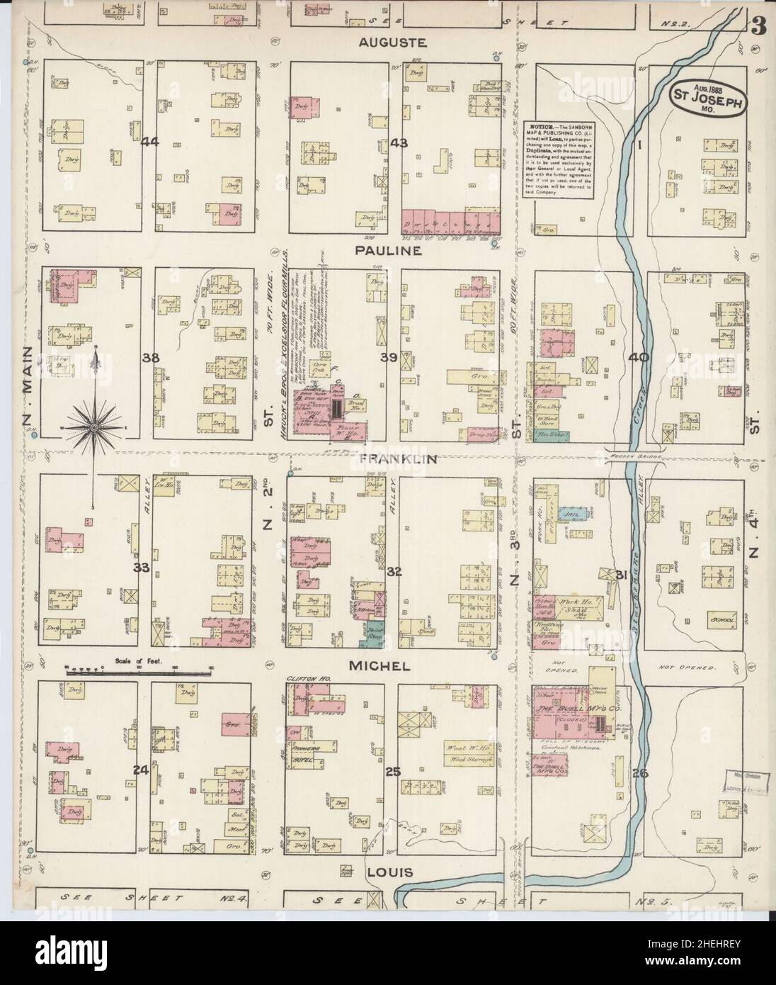 Buchanan missouri map hi-res stock photography and images - Alamy