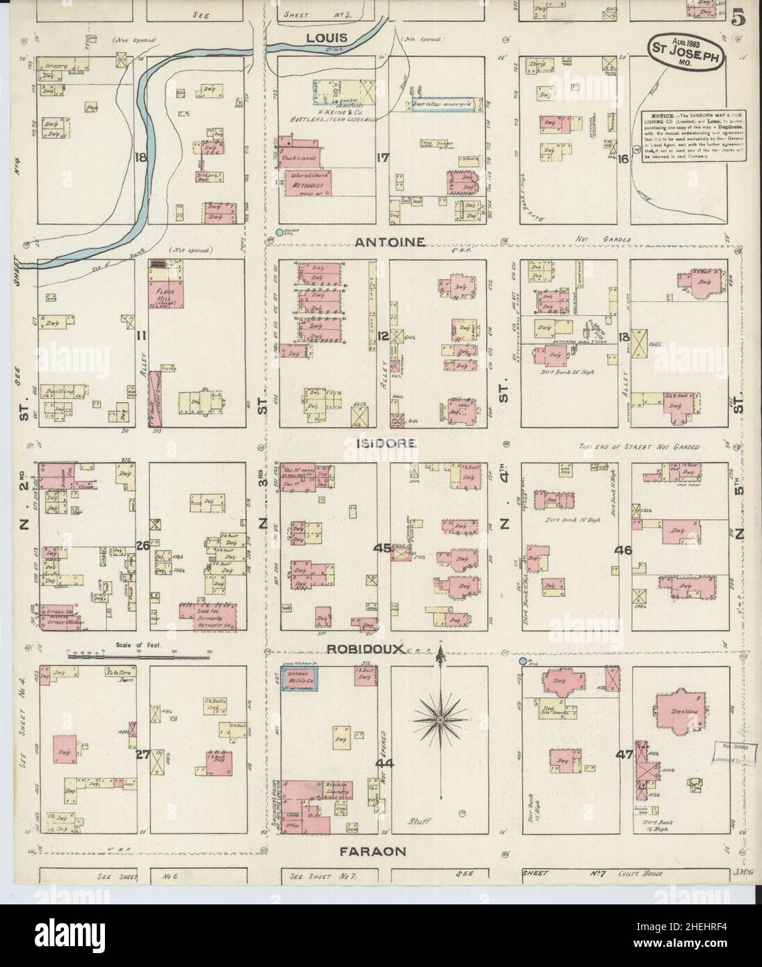 Buchanan missouri map hi-res stock photography and images - Alamy