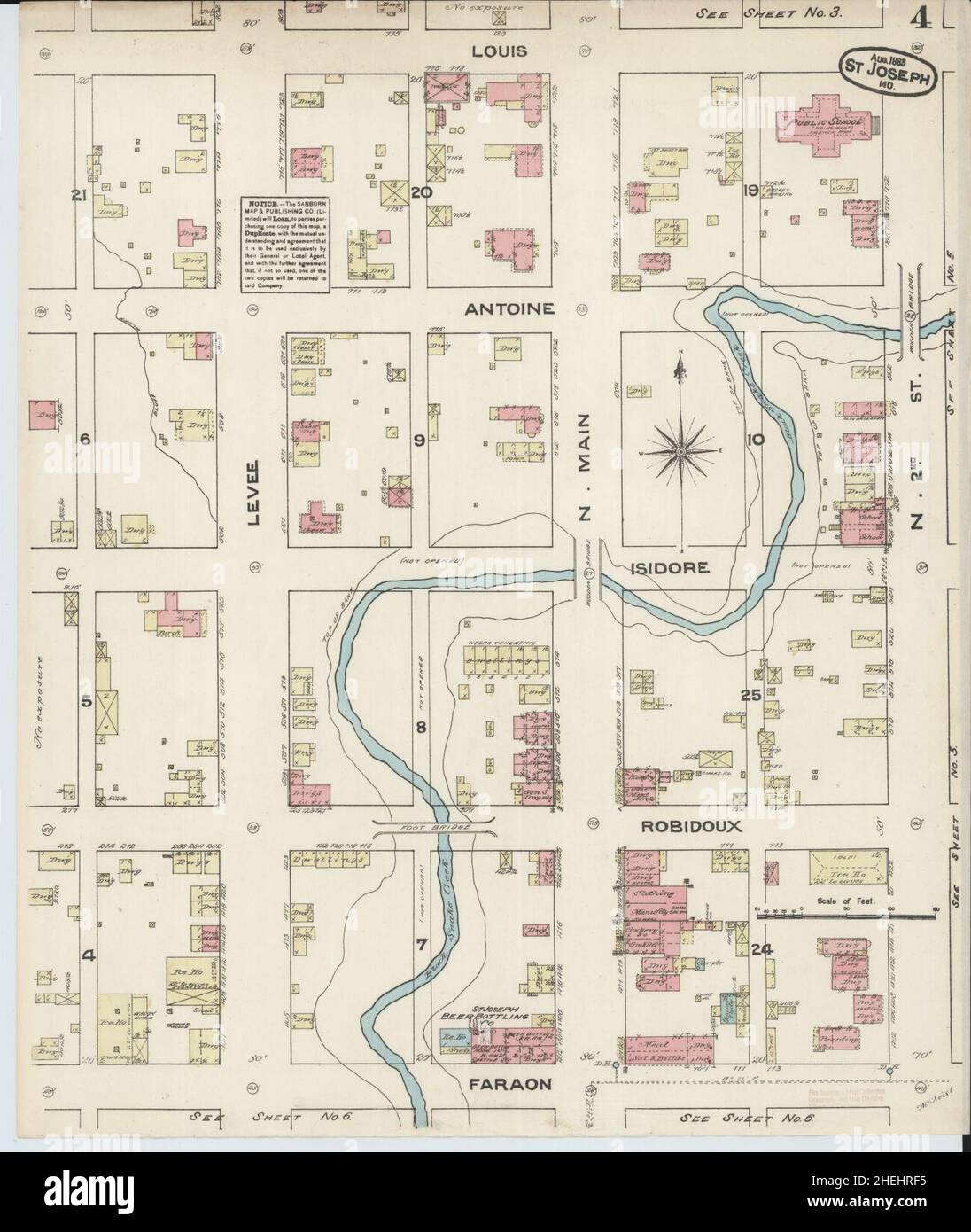 Buchanan missouri map hi-res stock photography and images - Alamy