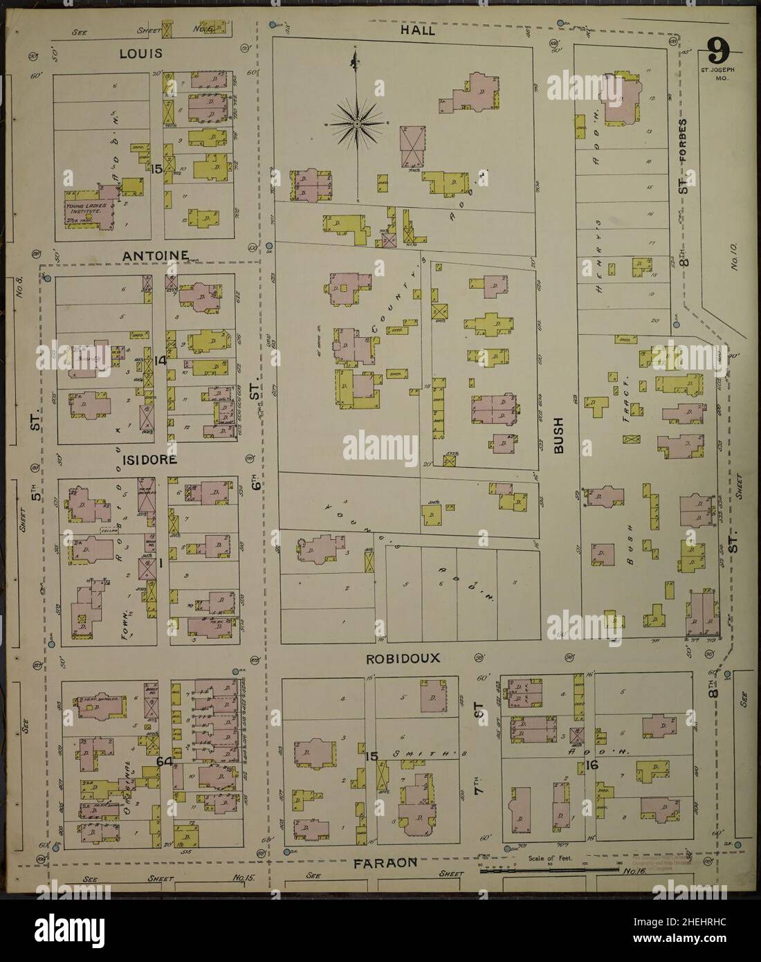 Buchanan missouri map hi-res stock photography and images - Alamy