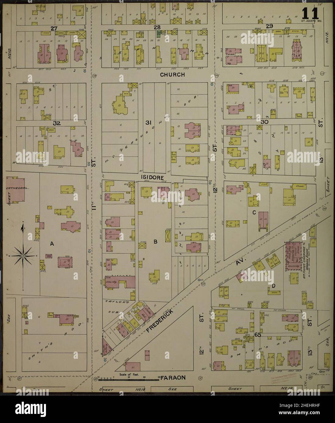Buchanan missouri map hi-res stock photography and images - Alamy