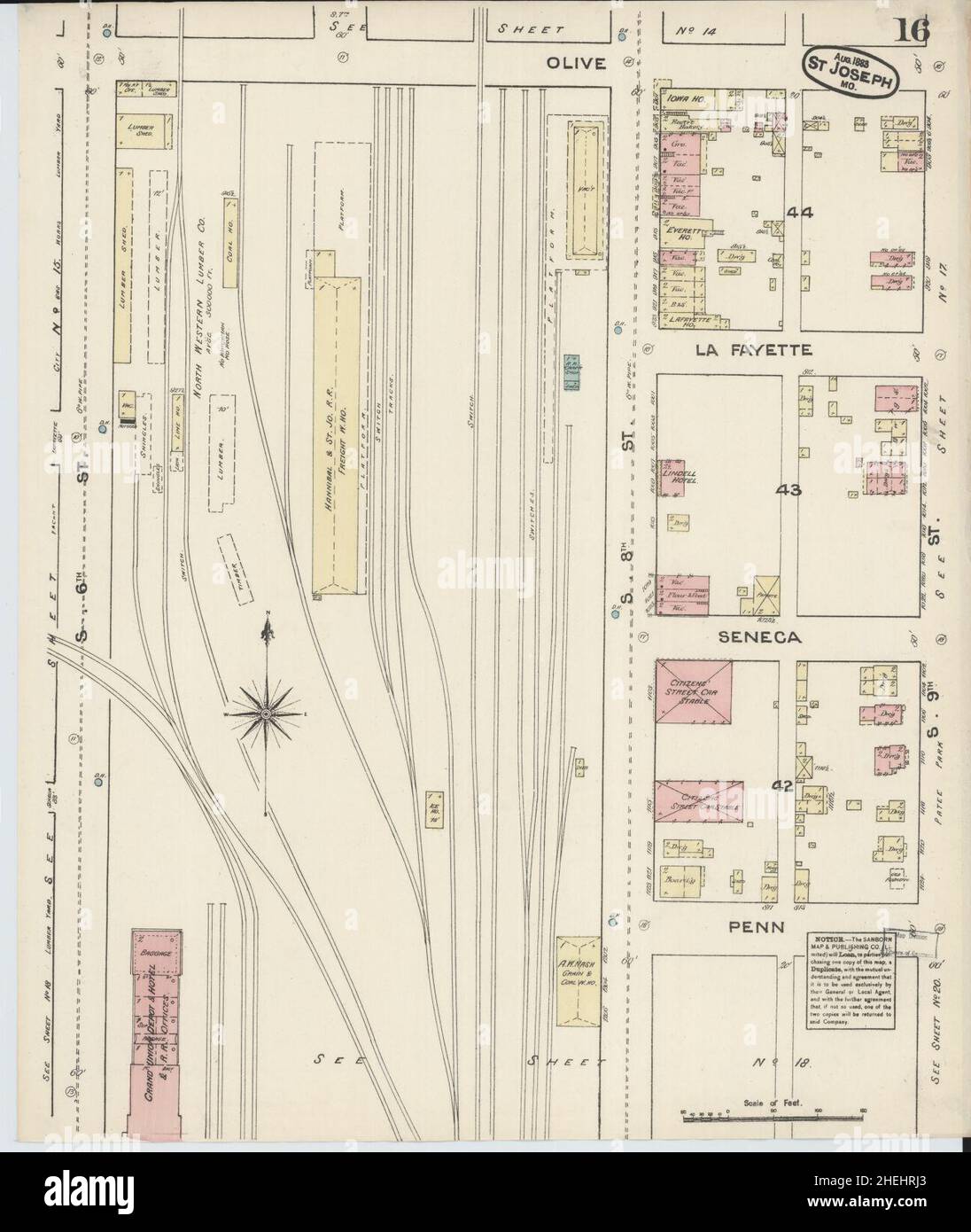 Buchanan missouri map hi-res stock photography and images - Alamy