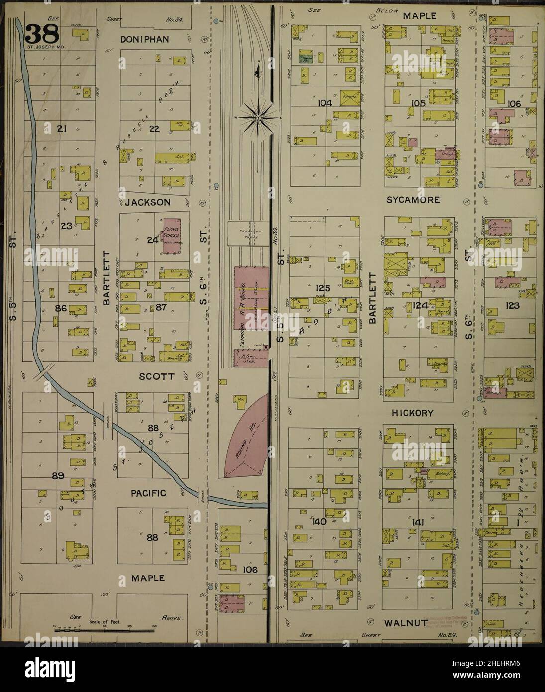 Buchanan missouri map hi-res stock photography and images - Alamy