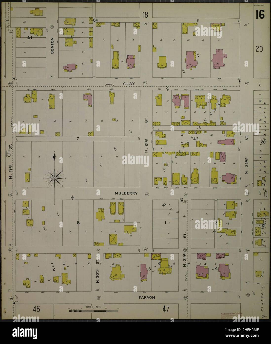 Buchanan missouri map hi-res stock photography and images - Alamy