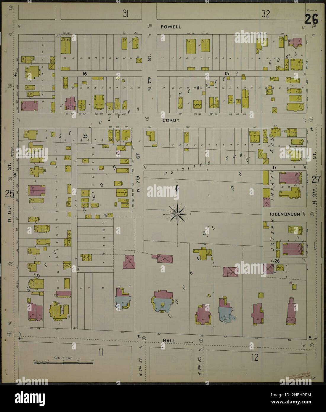 Buchanan missouri map hi-res stock photography and images - Alamy