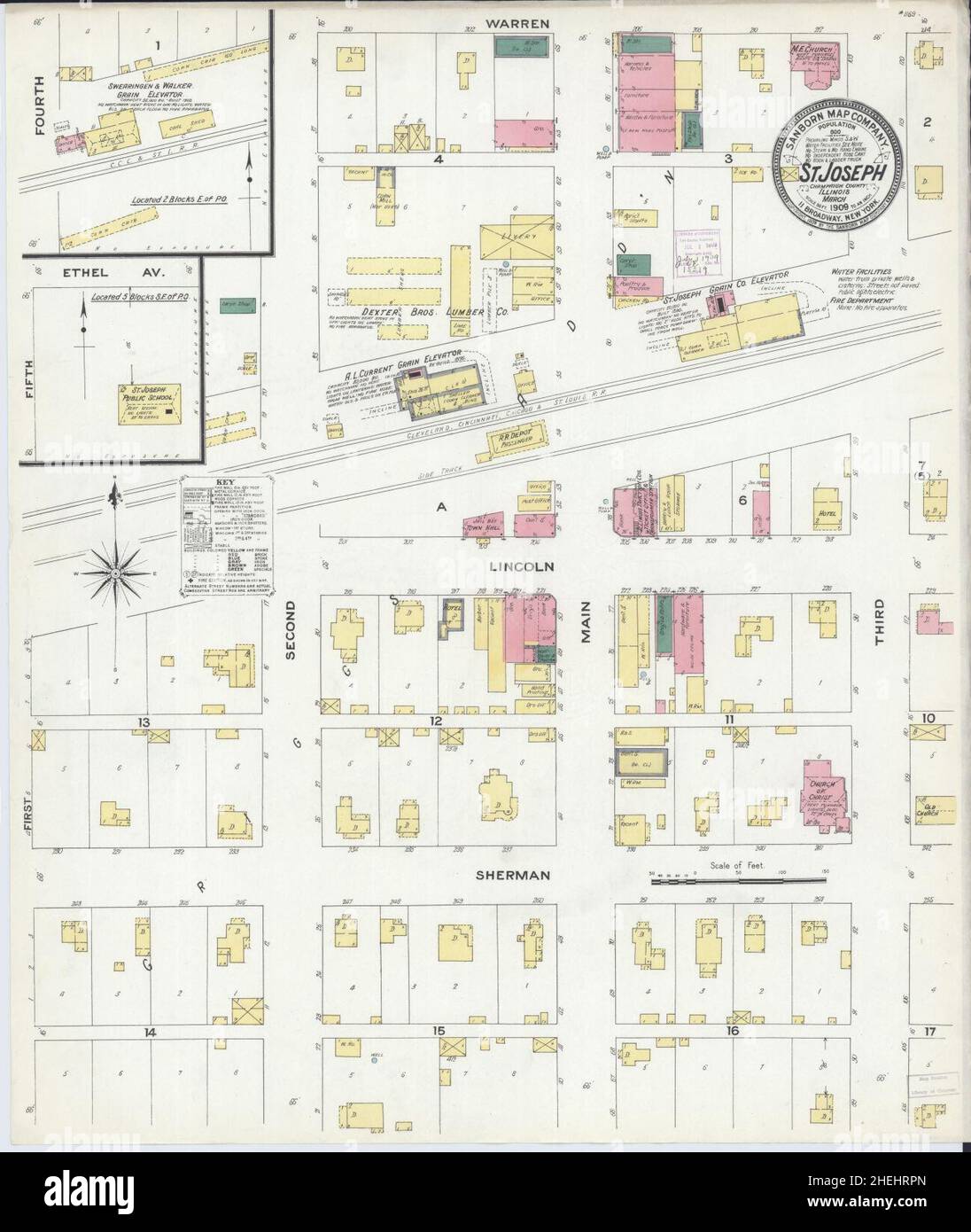 Saint joseph county map hi-res stock photography and images - Alamy