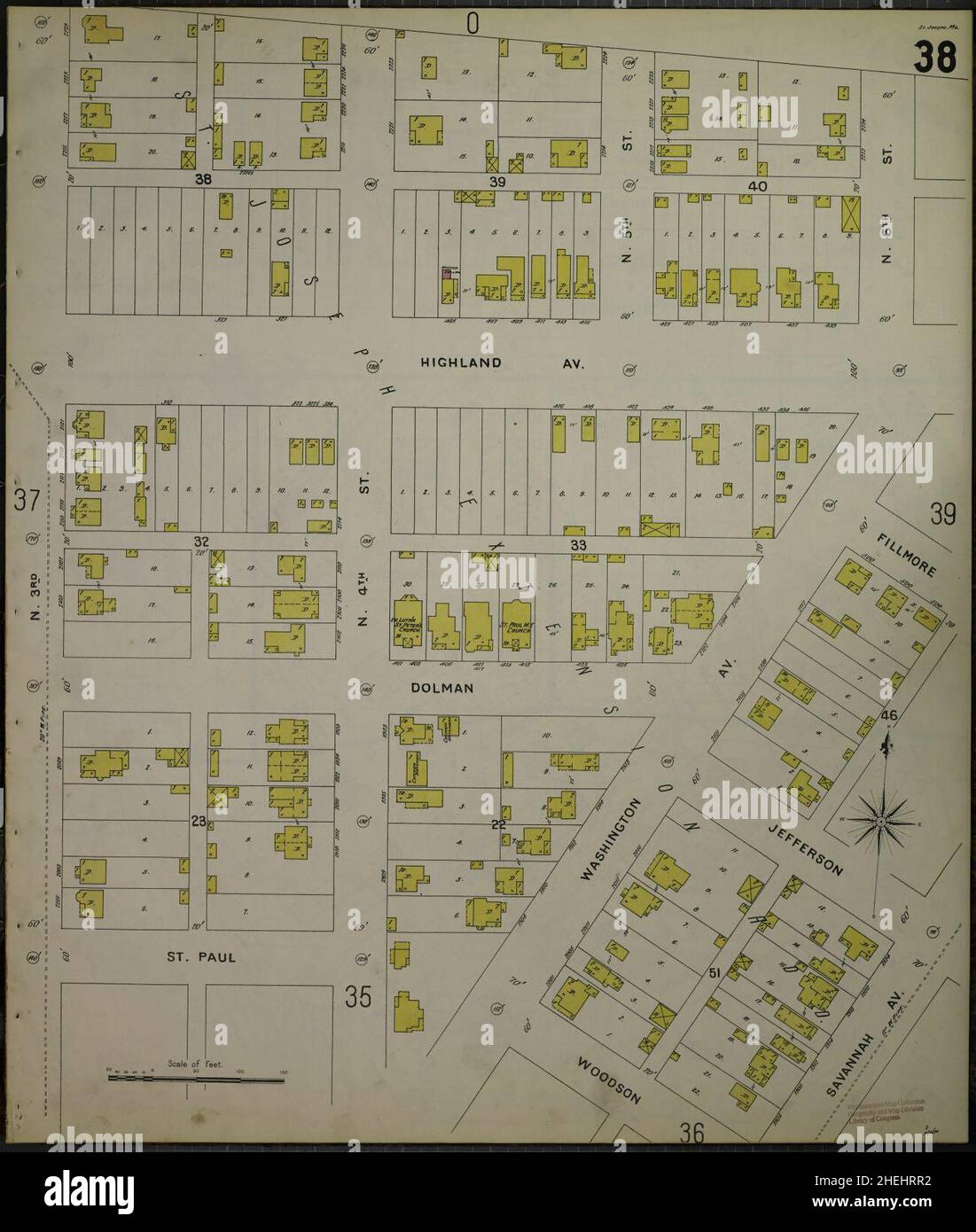Buchanan missouri map hi-res stock photography and images - Alamy
