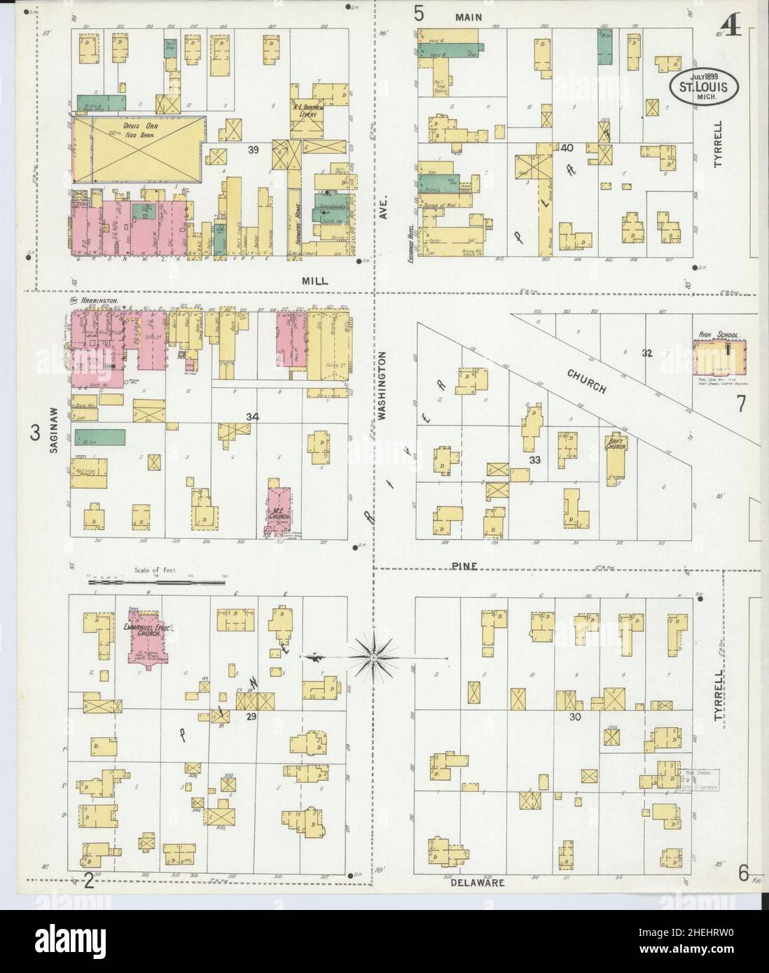 Saint louis county map hi-res stock photography and images - Alamy