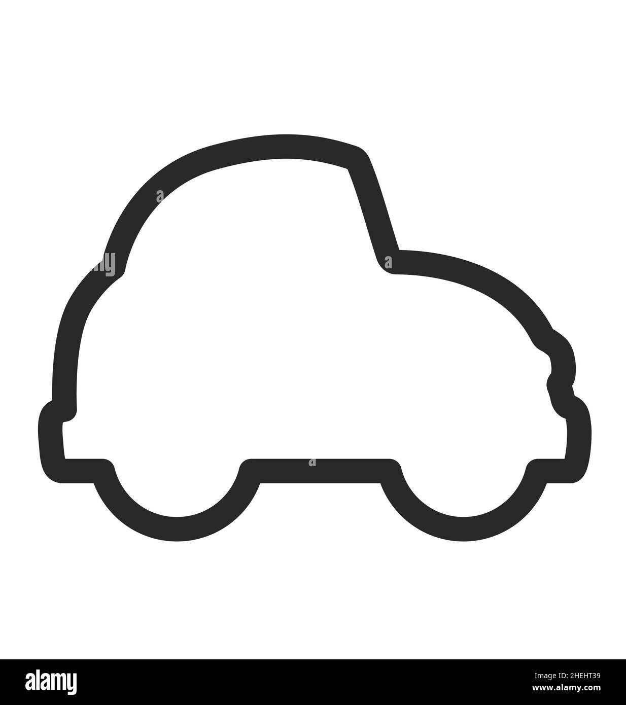 Cartoon Car Outline