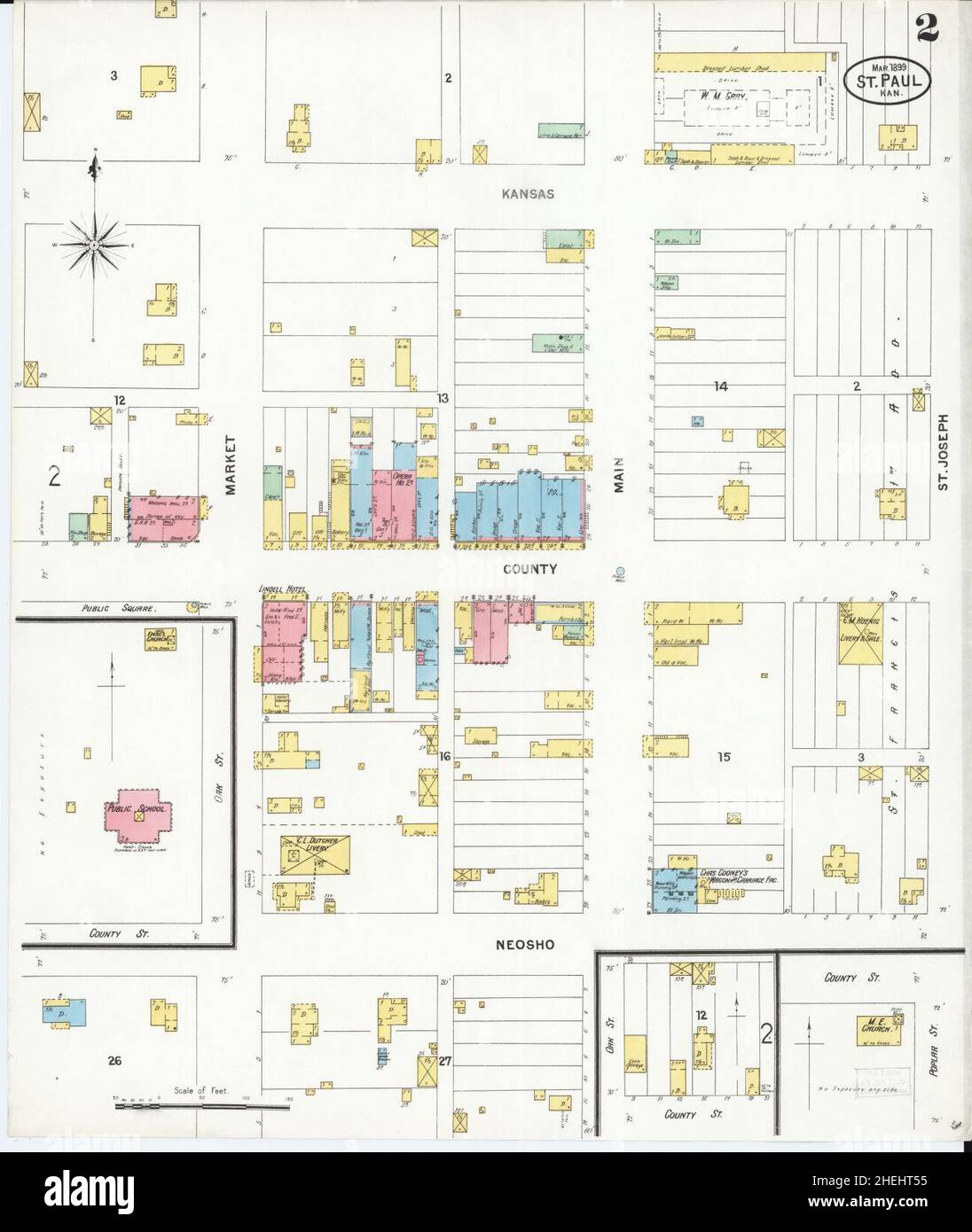 Map of neosho hi-res stock photography and images - Alamy