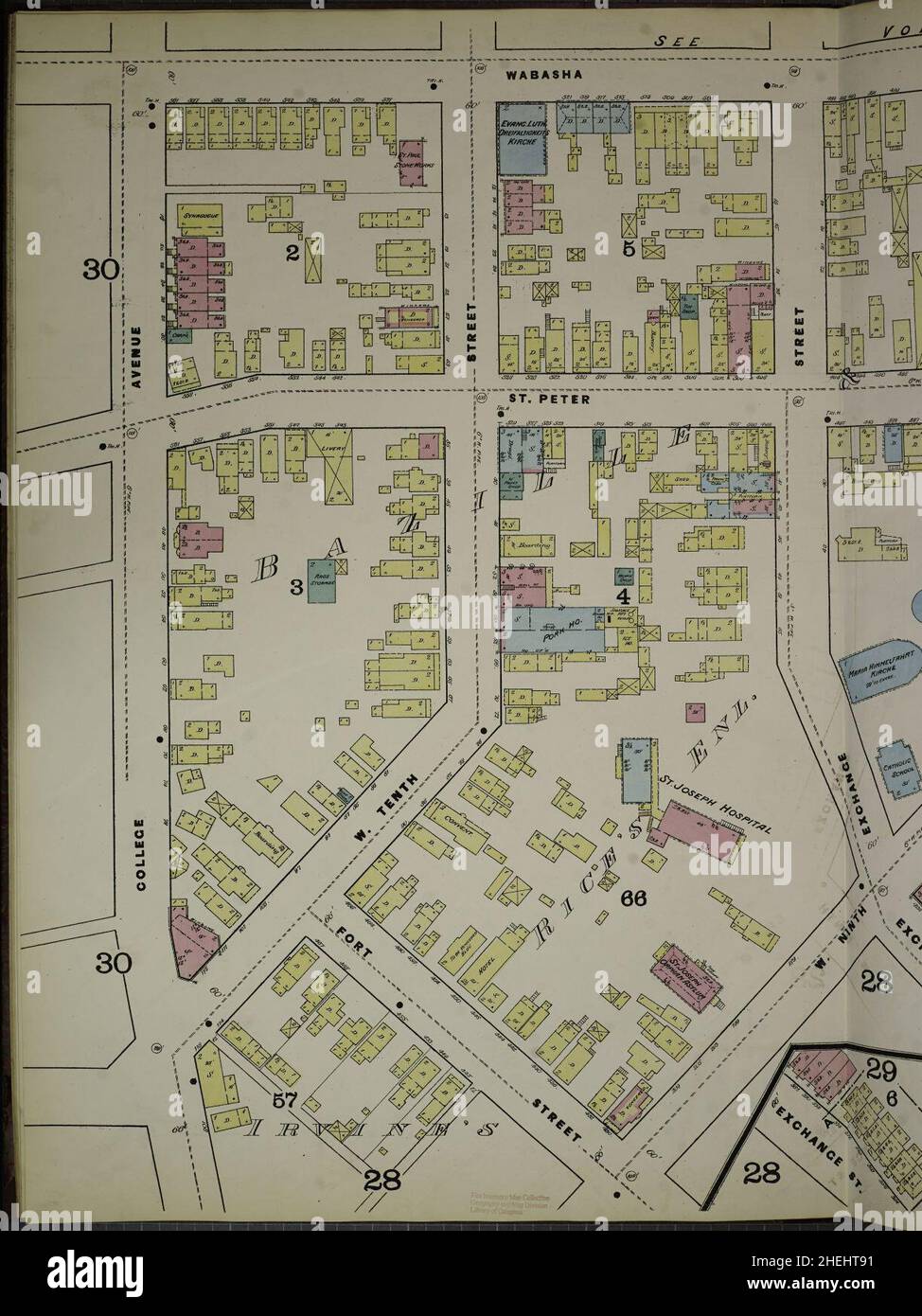 Ramsey county map hi-res stock photography and images - Alamy