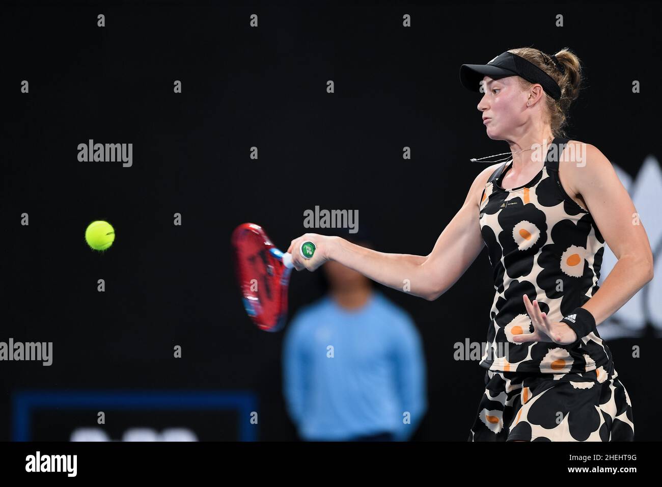 Sydney, Australia, 11 January, 2022. Elena Rybakina of Kazakhstan plays ...