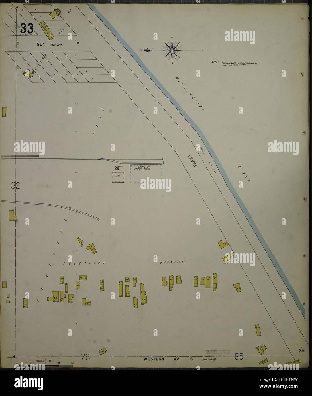 Ramsey county map hi-res stock photography and images - Alamy
