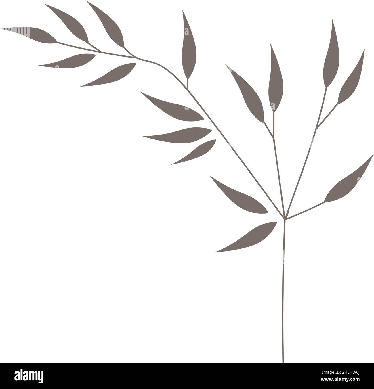 Drawn leaves Cut Out Stock Images & Pictures - Alamy