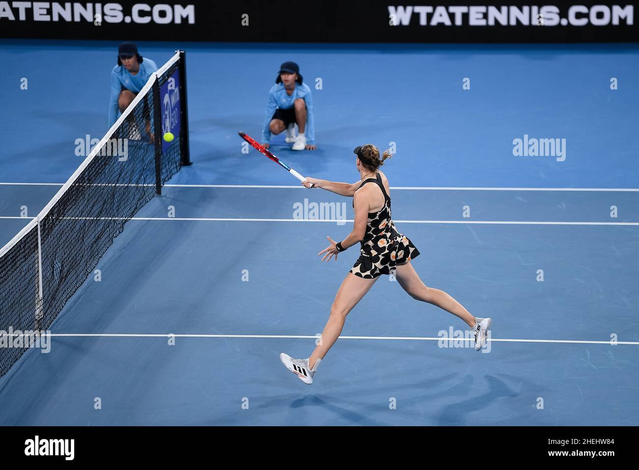 Sydney, Australia, 11 January, 2022. Elena Rybakina of Kazakhstan plays ...