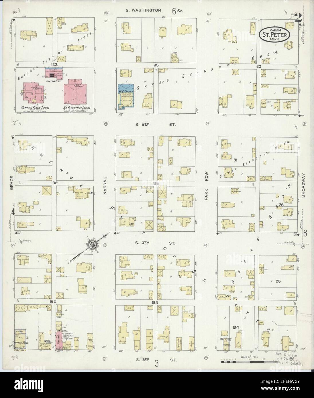 Nicollet county map hi-res stock photography and images - Alamy