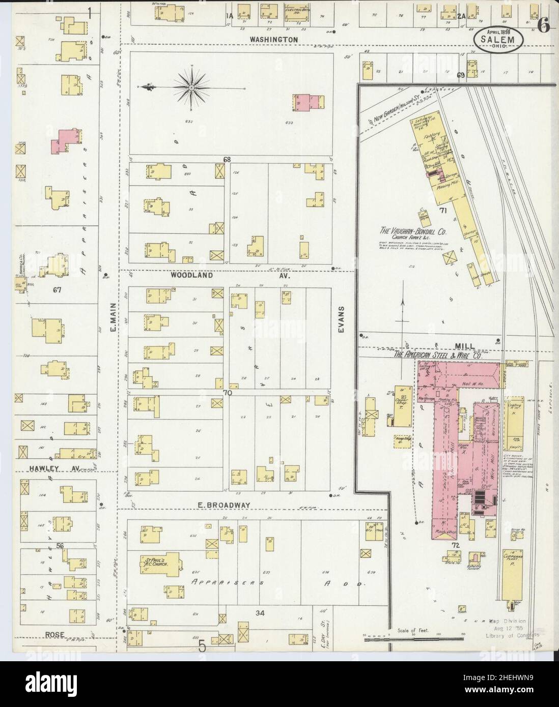 Salem ohio map hi-res stock photography and images - Alamy