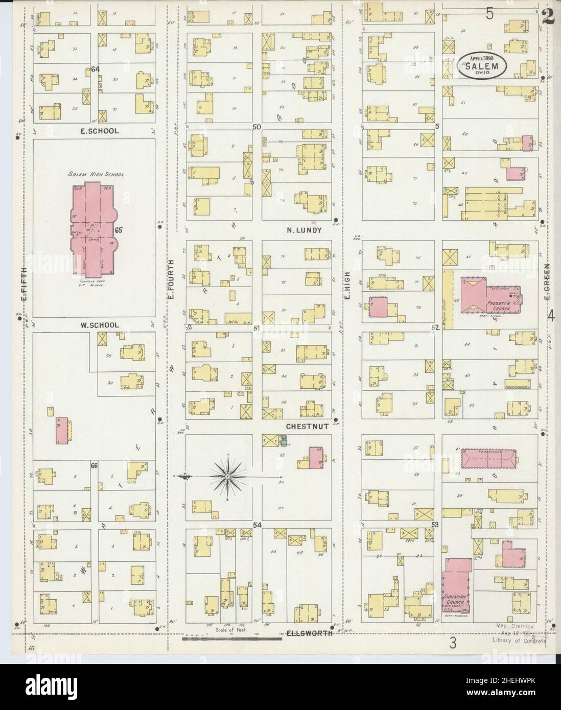 Salem ohio map hi-res stock photography and images - Alamy