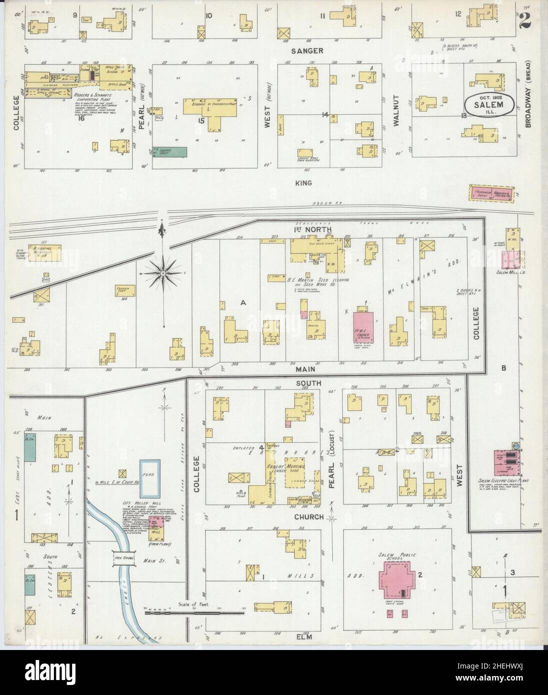 Marion illinois map hi-res stock photography and images - Alamy