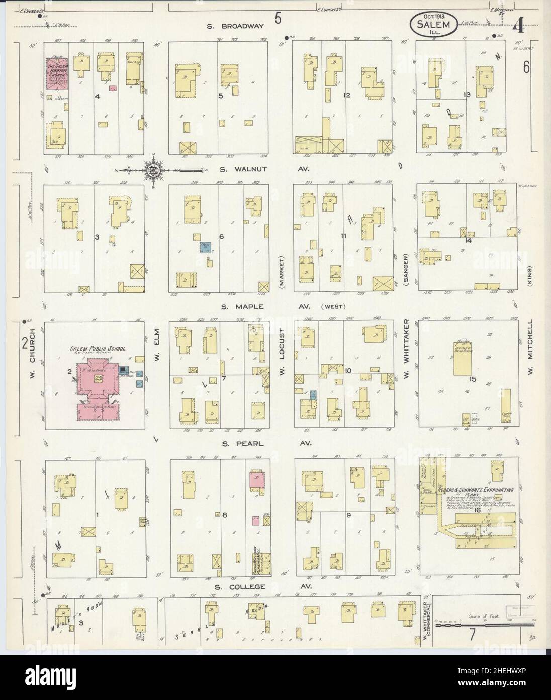 Marion illinois map hi-res stock photography and images - Alamy