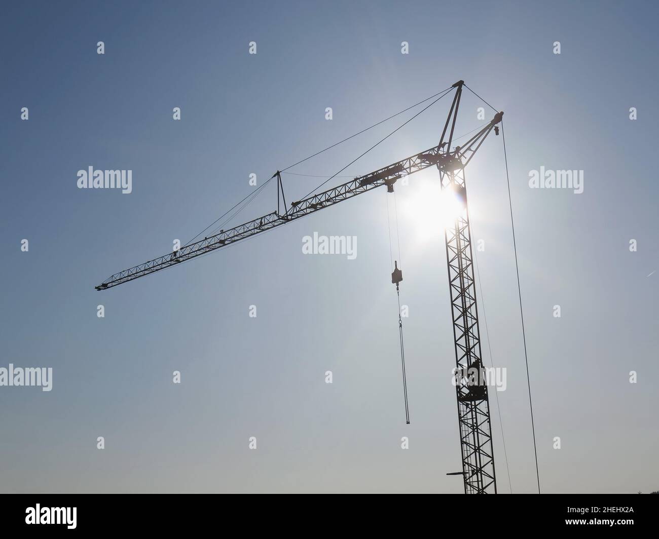 The building crane Stock Photo - Alamy