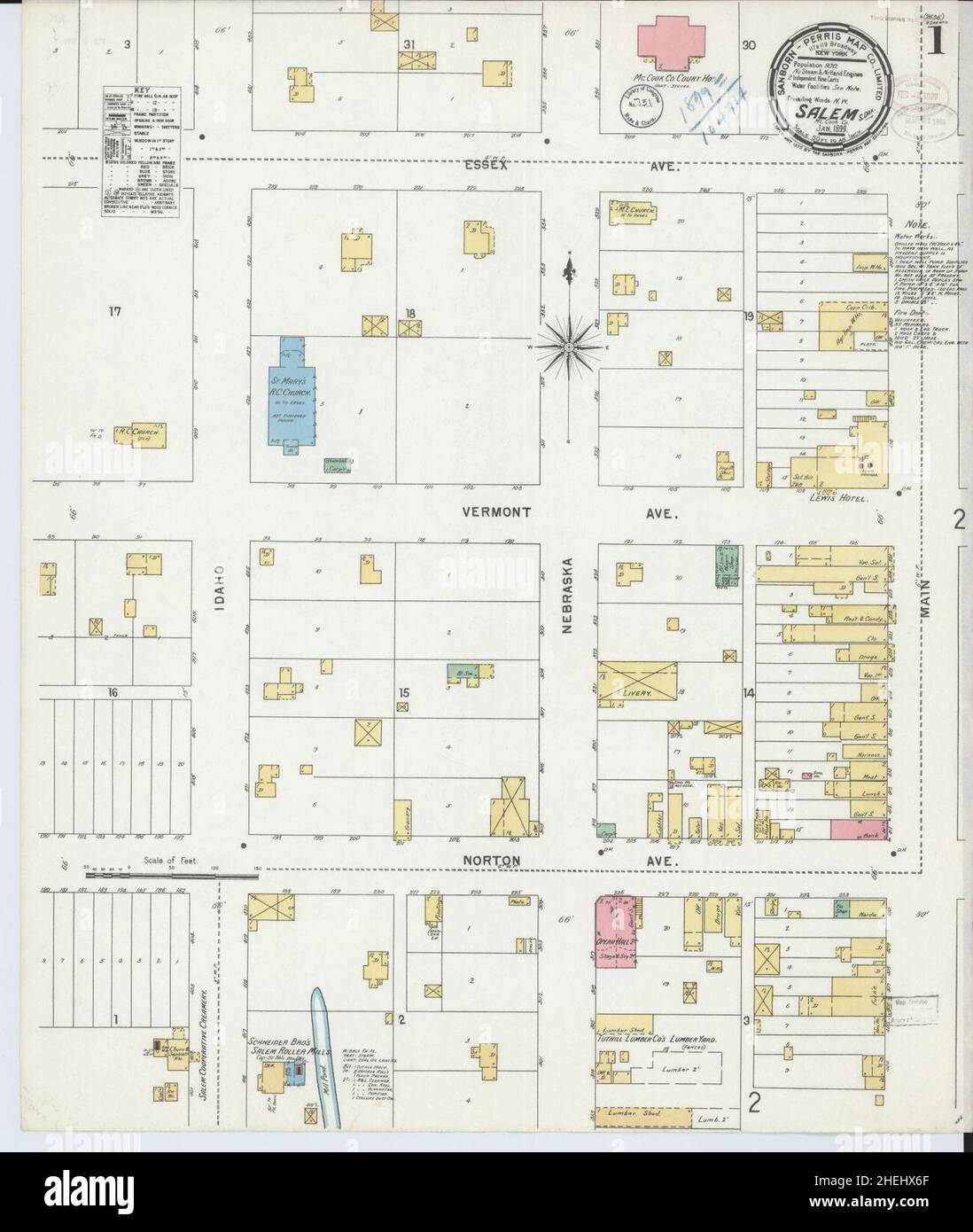 Mccook county map hi-res stock photography and images - Alamy