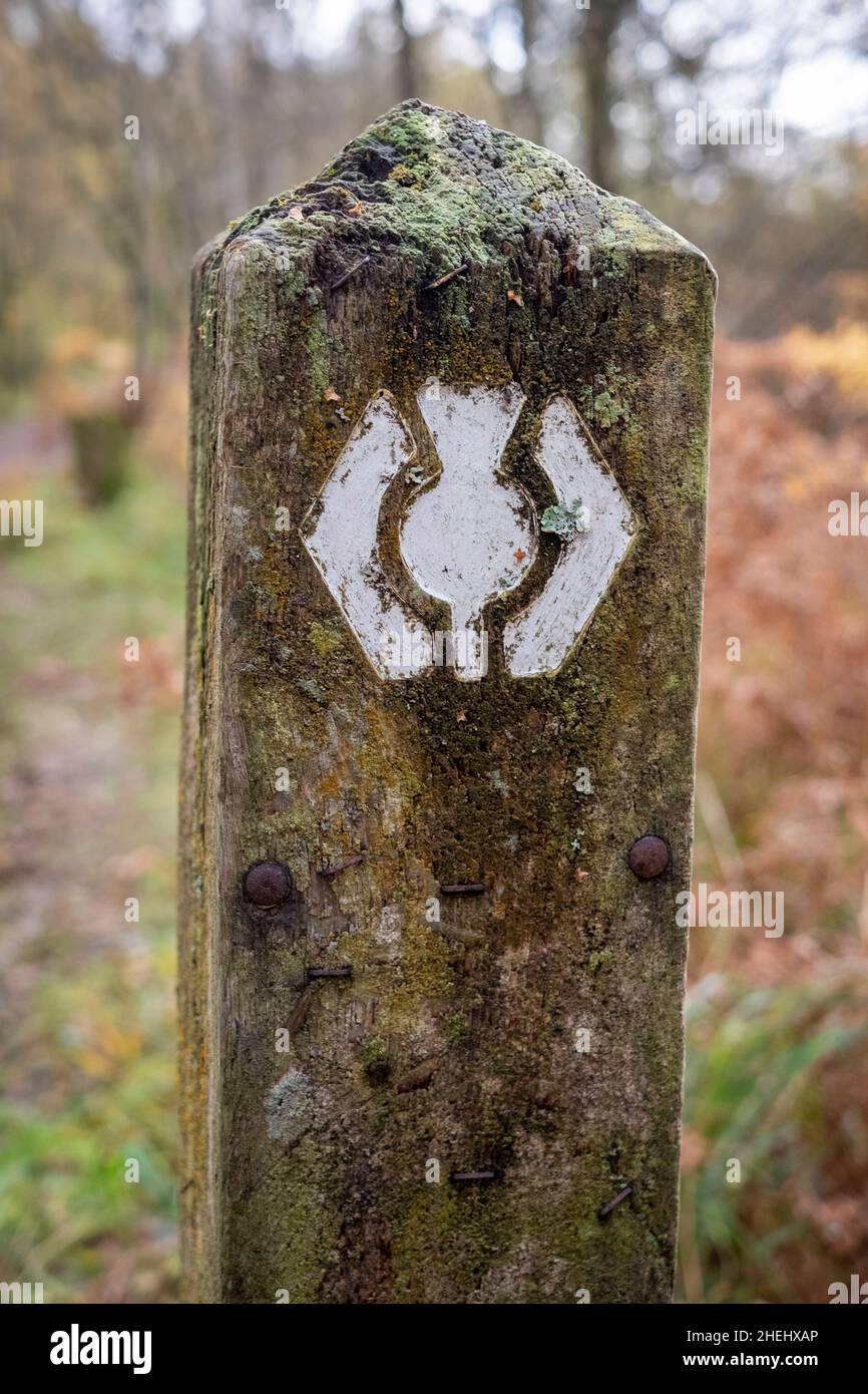 West Highland Way, finger post directional footpath sign way mark ...