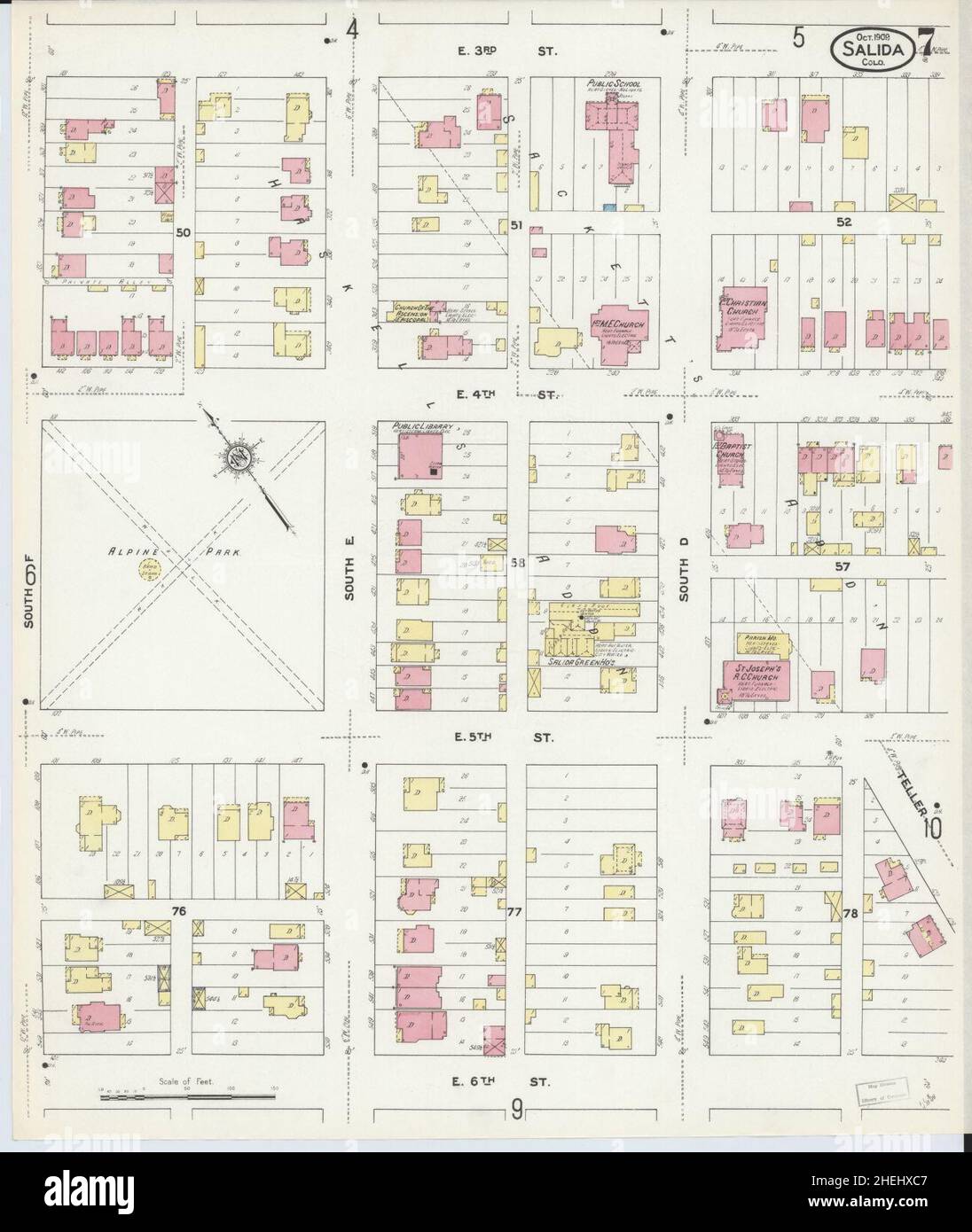 Chaffee county map hi-res stock photography and images - Alamy