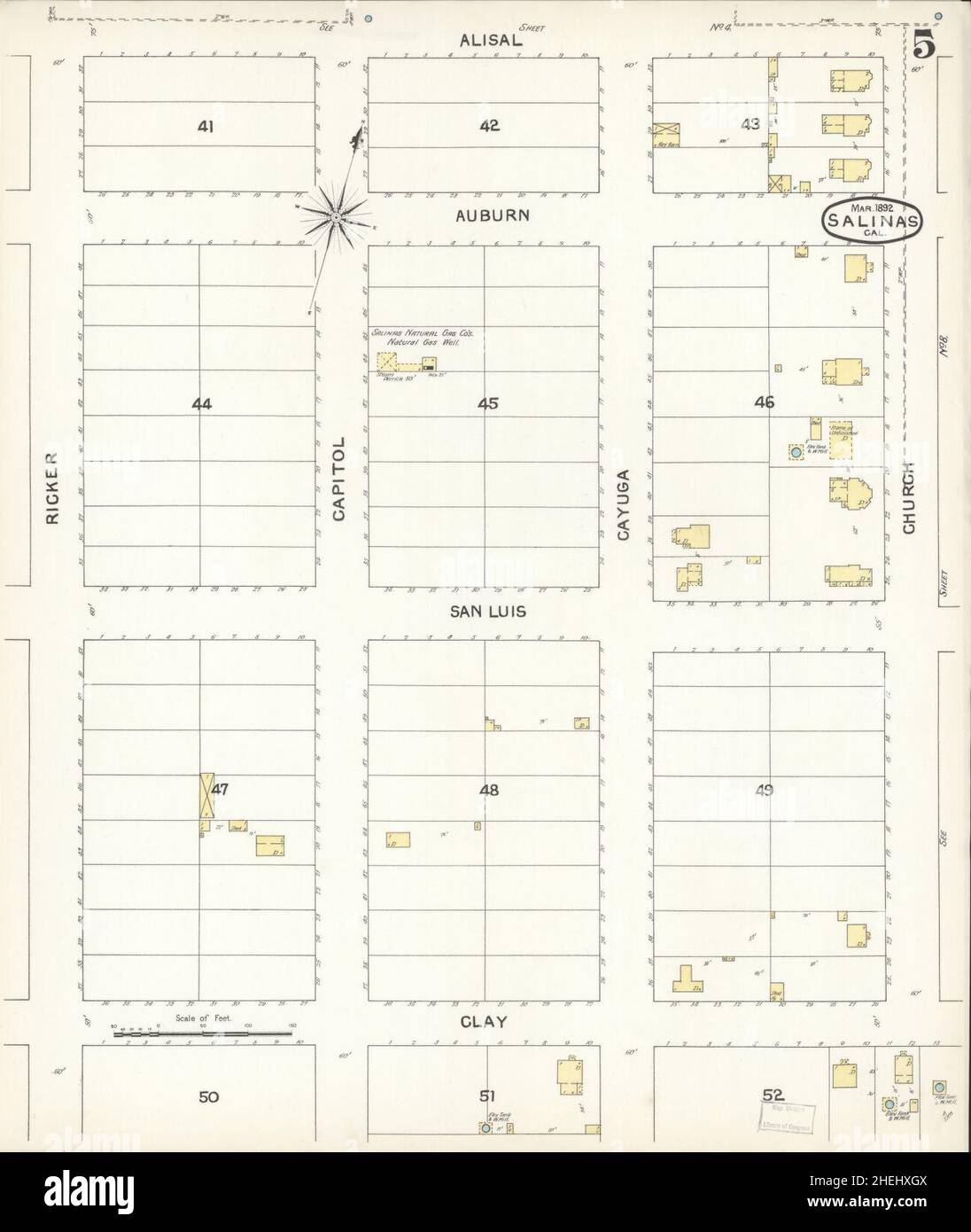 Monterey county map hi-res stock photography and images - Alamy