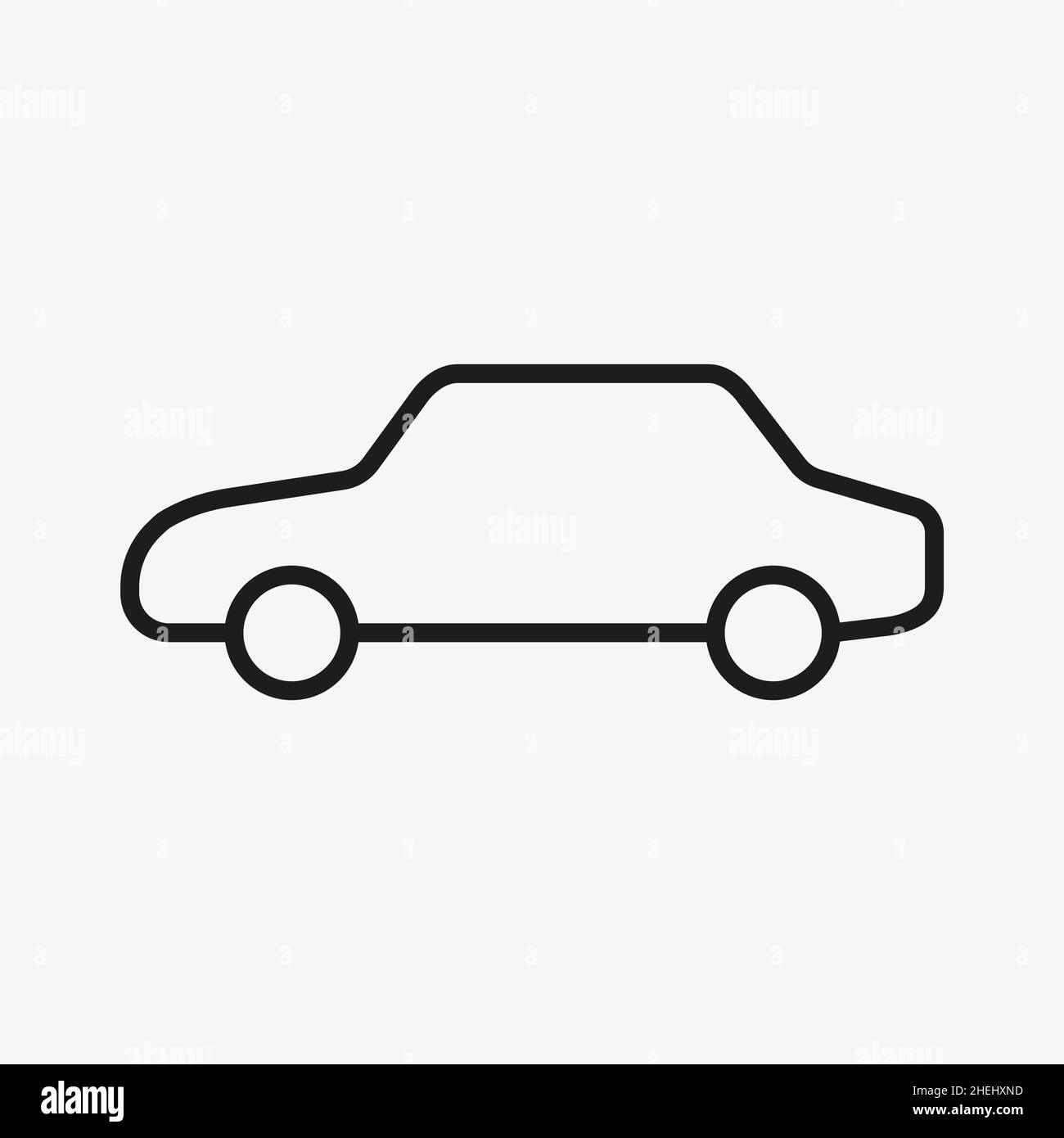 Sedan outline hi-res stock photography and images - Alamy