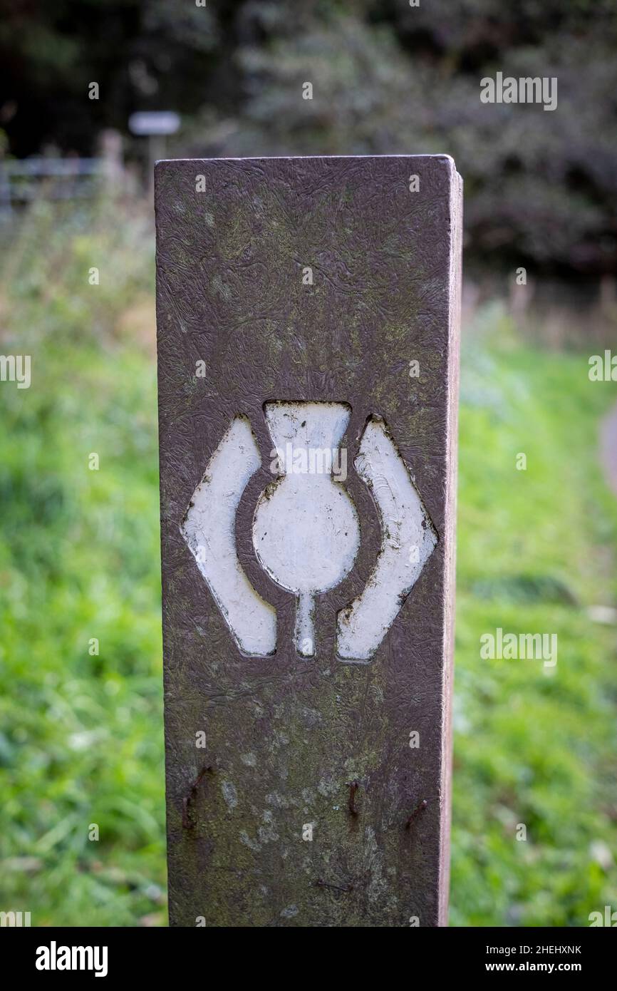 West Highland Way, finger post directional footpath sign way mark ...